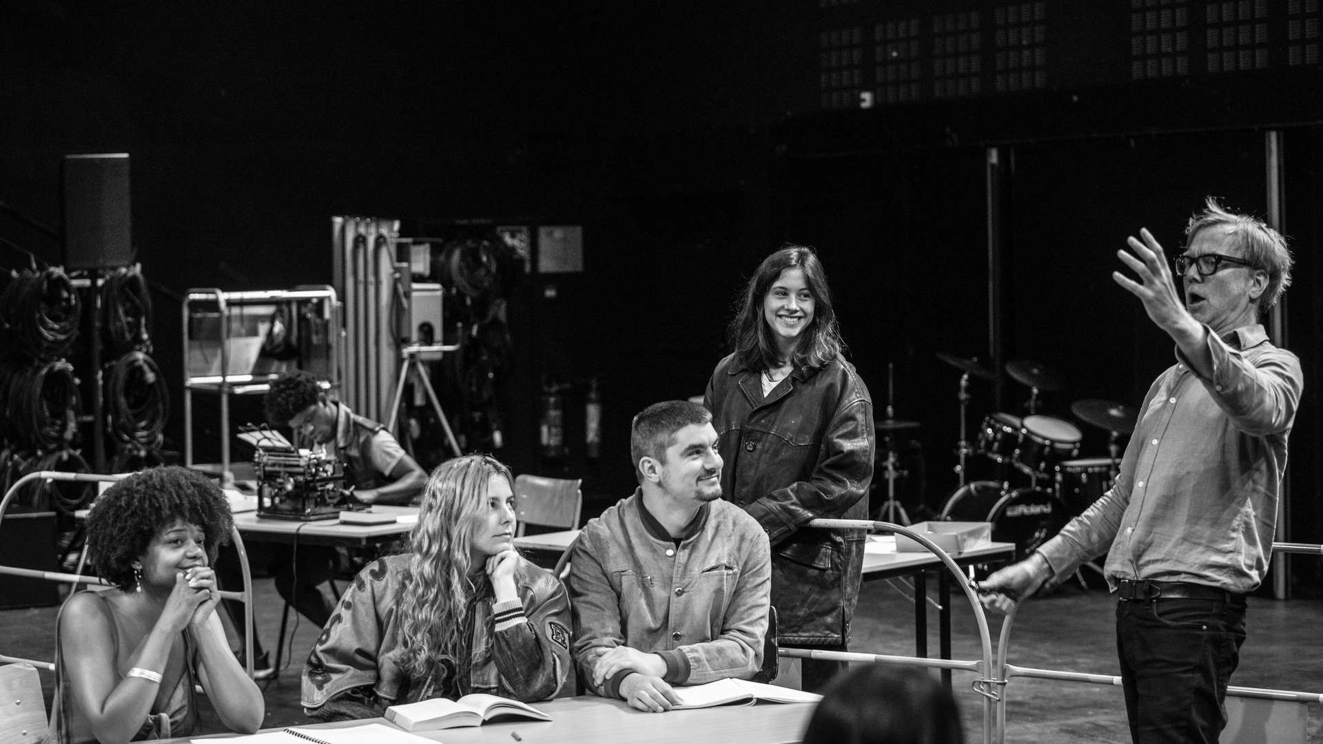 Mathieu Bauer et Sylvain Cartigny - répétitions de "donnez-moi une ...