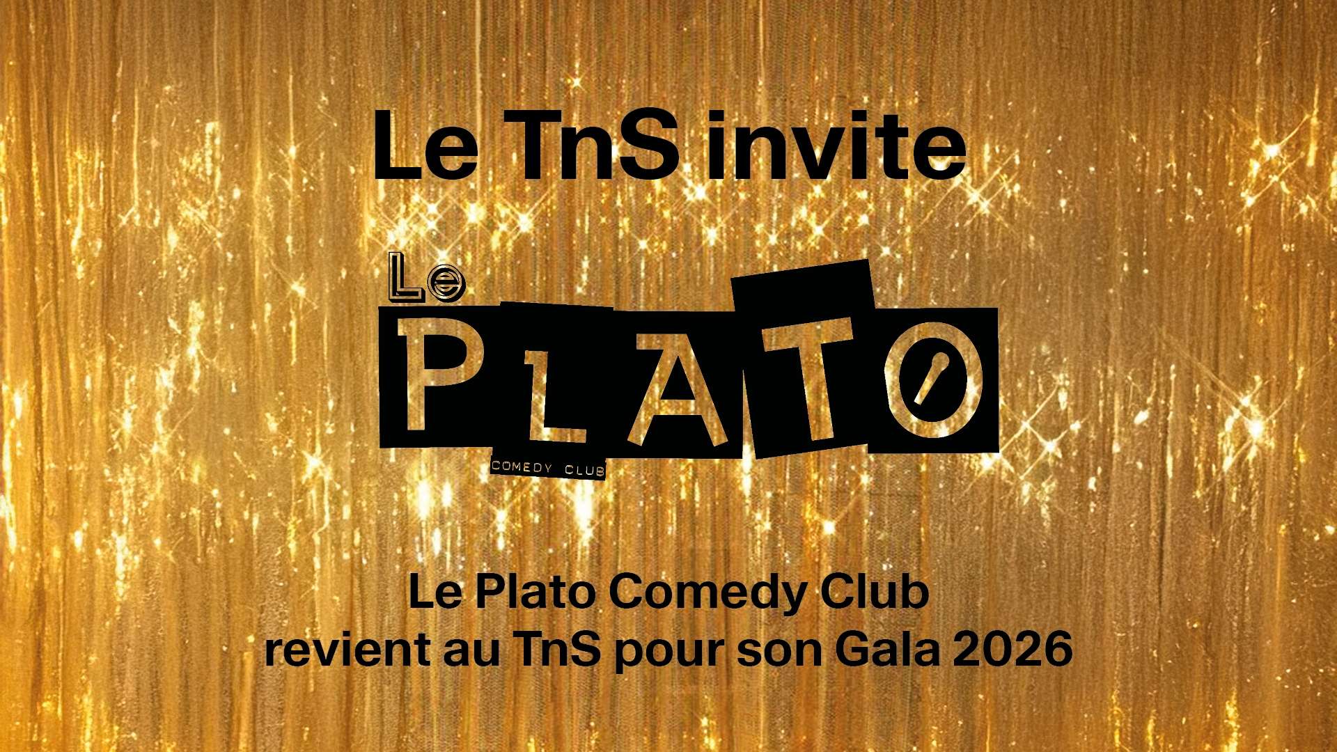 Le TnS invite le Plato | Théâtre national de Strasbourg et son École
